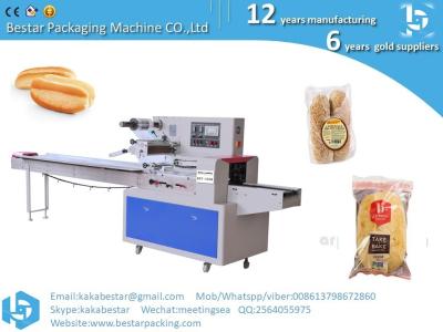China Stainless Steel Bread Packaging Machine for Coconut Strawberry Fruit Bread 220V for sale