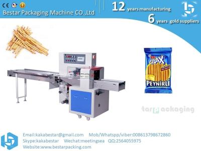 China High Speed Automatic Pillow Packing Machine for Cheese Bar Cake Vegetable Bar 120 Packs Per Minute for sale