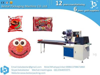 China Automatic Bread Pastry Packaging Machine for Donut Mobile Packaging 220V for sale
