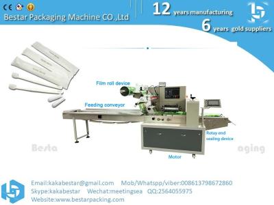 China High Speed Automatic Pillow Type Packaging Machine for Travel Toothbrush and Toothpaste for sale