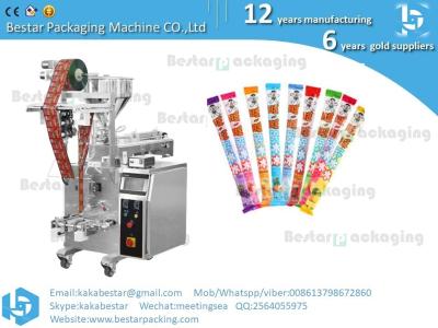 China Vertical Form Fill Seal Packing Machine for Juice Popsicle Tomato Sauce 50-500ml for sale