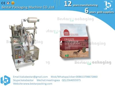 China Vertical Filling Machine for Organic Pet Food Packaging 1-5kg Capacity for sale