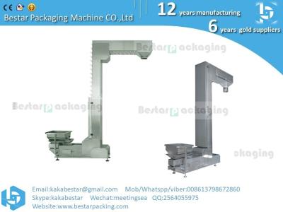 China Z-Shaped Material Lifting Conveyor 500kg Capacity 3m Height Industrial Belt Elevator for sale