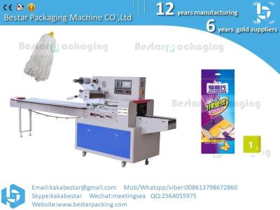 China Automatic Microfiber Mop Packing Machine 120 Packs per Minute High Speed for sale