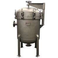 China DL4P2S Stainless Steel Vertical Industrial Bag Filters With PP Filter Bag for sale