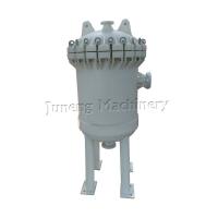 China White Plastic Housing Multi Industrial Bag Filters With Nylon Filter Bag for sale
