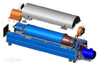 China Two Phase Horizontal Automatic Discharge Decanter Separator Stainless Steel for sale