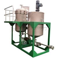China Small Size Low Capacity Vertical Plate Pressure Filter Machine With Tank​ for sale