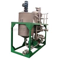 China Small Size Low Capacity Vertical Plate Pressure Filter Machine With Tank​ for sale