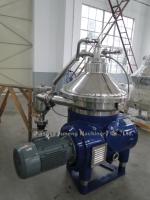 China High Speed Disc Oil Separator / Centrifuge Separator For Vegetable Oils And Fats Refining for sale