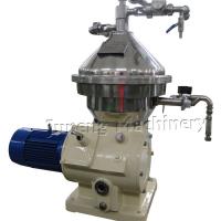 China Self Cleaning Solid Bowl Milk Cream Separator Machine with 304/316L Stainless Steel and 500-10000LPH Capacity PLC Control Automatic Discharge for sale