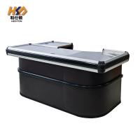 China Stainless Steel Supermarket Checkout Counter 850mm Height for sale