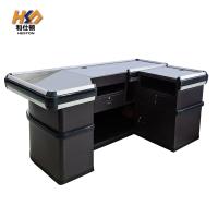 China Stainless Steel Supermarket Checkout Counter 850mm Height for sale