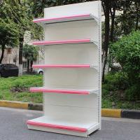 China Metal Q235 Steel Supermarket Display Shelves Powder Coated for sale