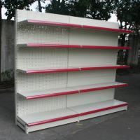 China Metal Q235 Steel Supermarket Display Shelves Powder Coated for sale
