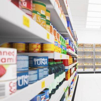 China Manufacturer Display Rack 5 Layers Metal Supermarket Equipment Gondola for sale