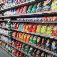China Manufacturer Display Rack 5 Layers Metal Supermarket Equipment Gondola for sale