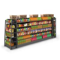 China HSD-SSN series hot selling high quality metal supermarket gondola shelf for sale