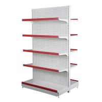 China 1.2M 2150mm Supermarket Shelf Rack Whit 5 Tier Multi Purpose Metal Shelf 150KG for sale