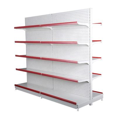 China 1.2M 2150mm Supermarket Shelf Rack Whit 5 Tier Multi Purpose Metal Shelf 150KG for sale
