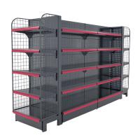 China 900mm 150KG Wall Mounted Racks For Supermarket 5 Layer Boltless Rack 2150mm for sale