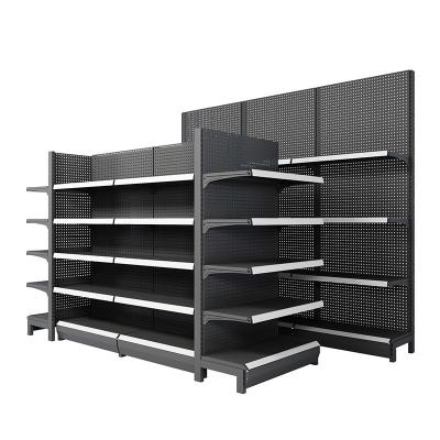 China 1350mm 4 Layer Industrial Metal Supermarket Shelf Rack For Storage 280KG 1.5mm Cold Rolled for sale