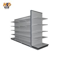 China Durable Heavy Duty Double Sides Gondola Supermarket Display Shelf for sale