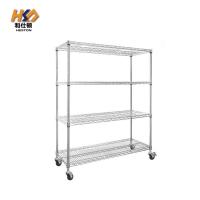 China Restaurant 160CM Storage Wire Shelves 150kg 18 Inch Wide Wire Shelving OEM for sale