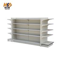 China Four Tier Metal Supermarket Shelf Rack 0.4MM 50KG Per Layer 1.8M for sale
