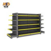China 900mm 200KG Advertising Display Rack For Supermarket Heavy Duty Metal Storage Shelves for sale