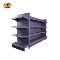 China 400kg 90CM Supermarket Shelf Rack Heavy Duty Steel Storage Shelves OEM for sale