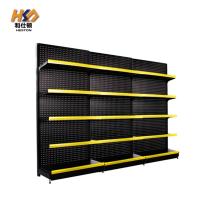 China 5 Layers 80KG Supermarket Shelf Rack Single Side 900MM Gondola Supermarket Steel Shelf for sale