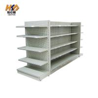 China Q235 Steel 2100MM Adjustable Black Metal Storage Shelf Racks 1.5mm ODM Convenient Shop for sale