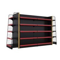 China Mini Market Retail Display Heavy Light Duty Supermarket Gondola Shelving for sale