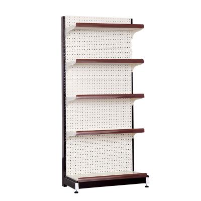 China 1.8M Pharmacy Display Supermarket Shelf Rack Q235 900mm Medium Duty Storage for sale