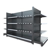 China 60KG Q235 Chrome Industrial Metal Shelving Rack Supermarket Gondola Shelving for sale