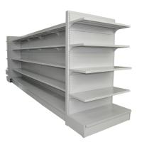China 900mm 60kg 5 Shelf Heavy Duty Metal Storage Rack Single Sided For Retailed Shop OEM for sale