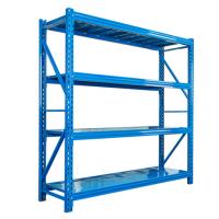 China 400MM 500KG  Industrial Shelving Racks Equipment Medium Duty Pallet Racking 4 Layer for sale