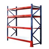 China 400MM 500KG  Industrial Shelving Racks Equipment Medium Duty Pallet Racking 4 Layer for sale