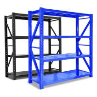 China 200kg 500MM Blue Warehouse Shelf Rack Storage Racking Metal Shelving for sale