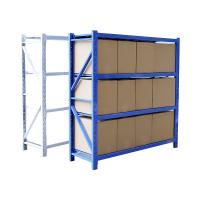 China Q235 Steel 2 Layer Warehouse Shelf Rack 2000MM Heavy Duty Industrial Warehouse Shelving for sale
