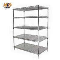 China Modern 6 Tiers Steel Wire Shelving Chrome Metal For Office for sale