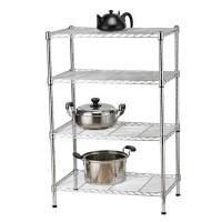 China Modern 6 Tiers Steel Wire Shelving Chrome Metal For Office for sale