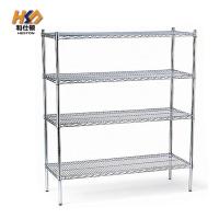 China 500kgs 1600MM Adjustable Storage Wire Shelves Chrome Coating 12 Inch Deep Wire Shelving for sale