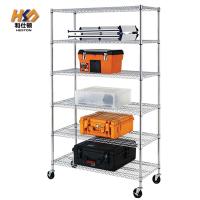 China 5 Tier Chrome Carbon Steel Storage Wire Shelves For Household Kitchen for sale