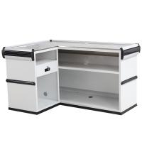 China 1500MM 0.85M SS Supermarket Checkout Counter For Convenience Store for sale