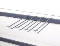 China 400mm  8mm Supermarket Rack Accessories Metal Hook Hanger for sale