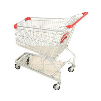 China 165 Liter Commercial Trolley Shopping Cart Customized for sale