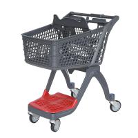 China Heavy Duty Grocery Shopping Trolley Cart 250KG 240L For Supermarket for sale