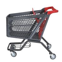 China 80L Extra Large Hand Carts Shopping Trolley Cart PR Wheel Shopping Bags for sale